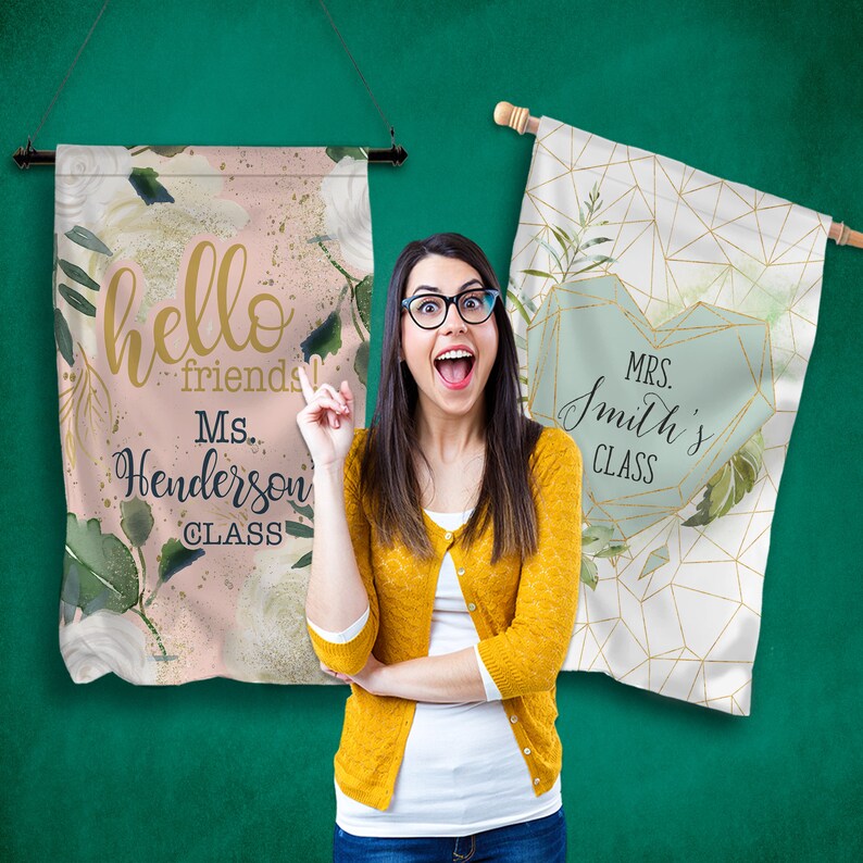 Large Teacher Classroom Flags Custom Teacher Classroom Gift - Etsy
