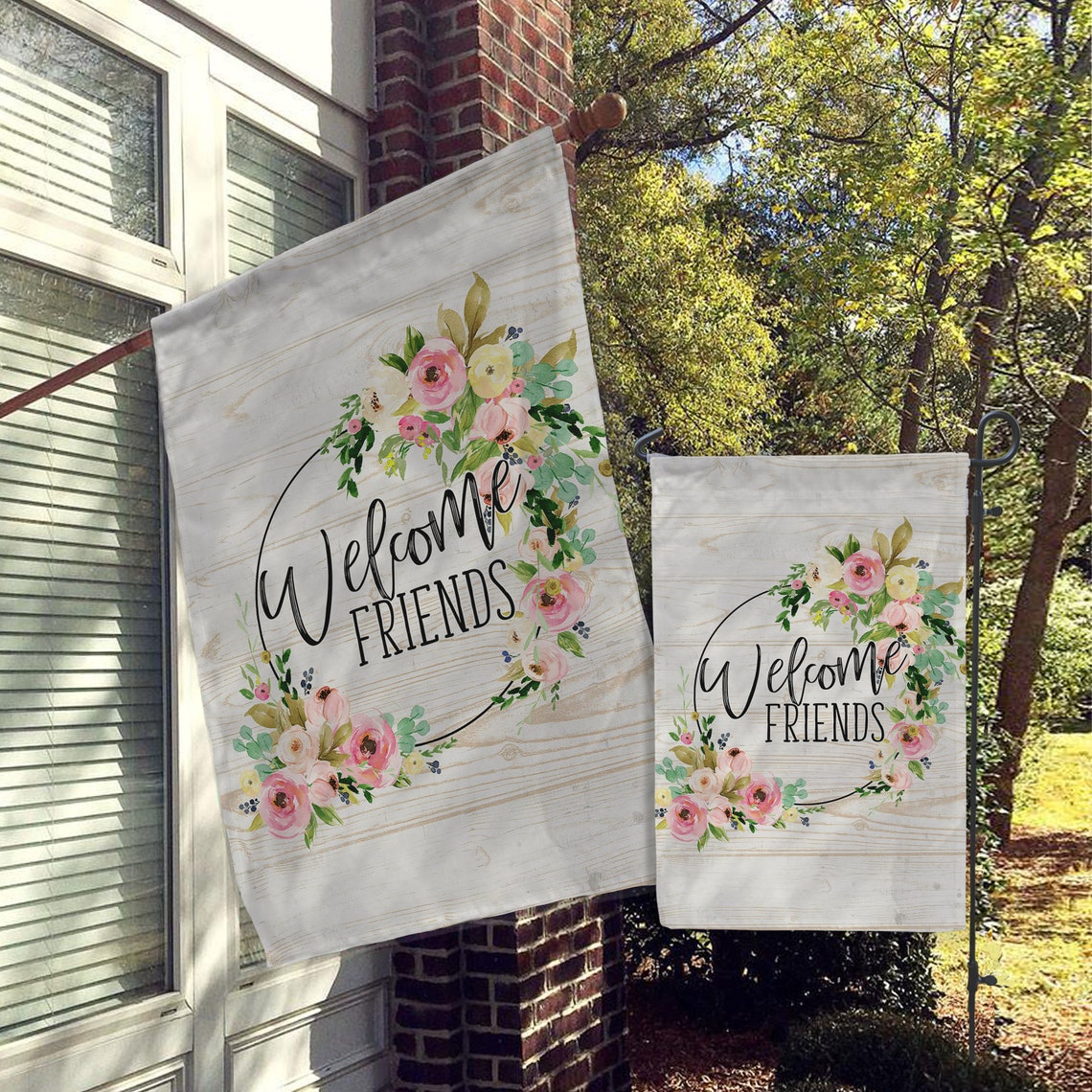 Welcome Garden Flag, House Flag, Garden Flags, Porch Flags, Yard Flags ...
