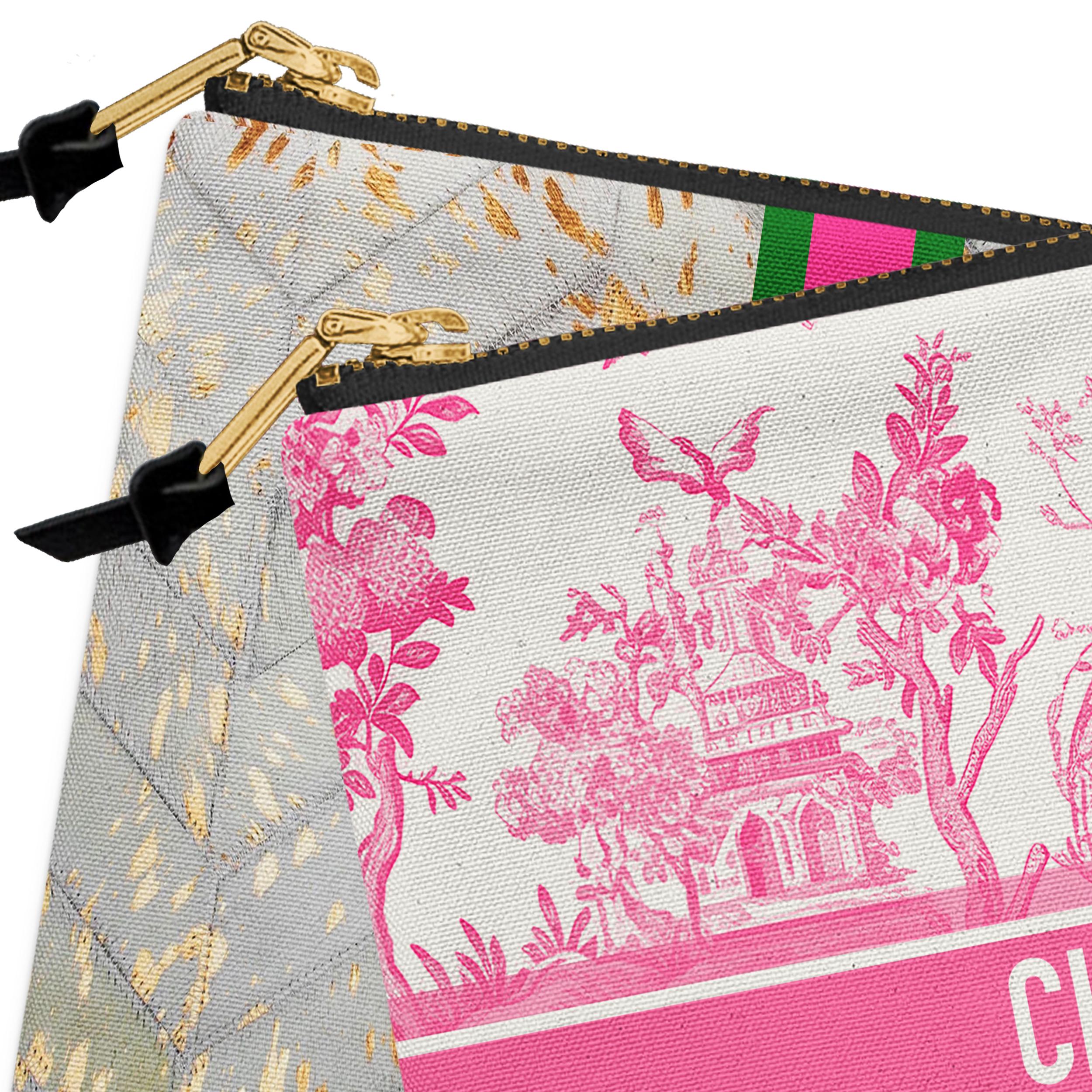Custom Accessory Zip Bag, Pouch, Clutch, Makeup, Travel, Monogram ...