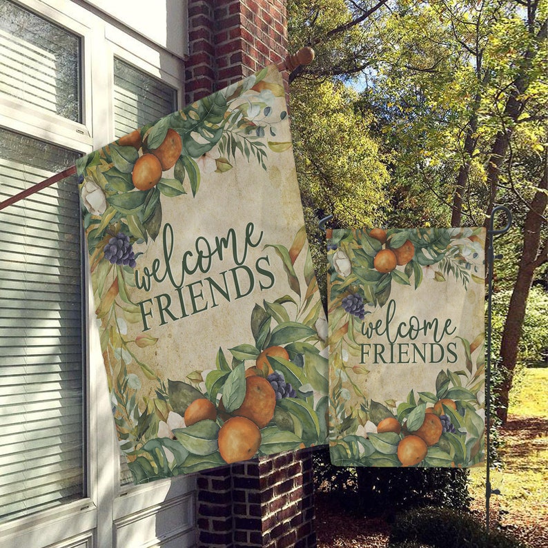 Welcome Flags House Flags Garden Flags Porch Flags Yard - Etsy