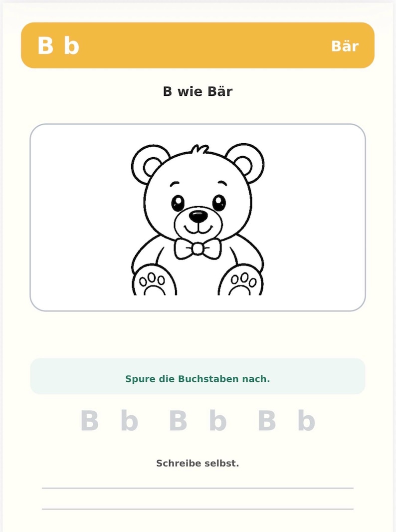 My German ABC – Learning and Coloring Book for Children 3–5 Years ...