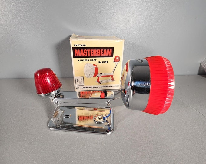 Vintage Masterbeam Lantern Head Flashlight NOS NIB - Etsy
