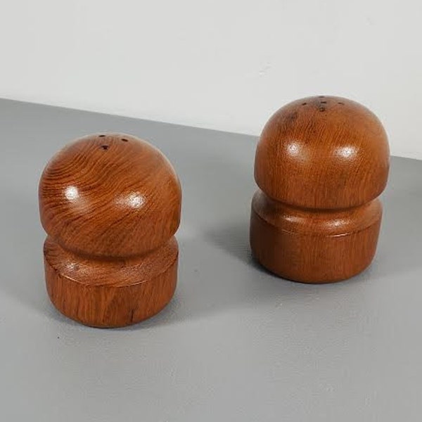 Teak Salt and Pepper - Etsy