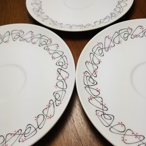 Set of 3 Atomic Print ACI Japan Concerto Saucer Plates - Etsy