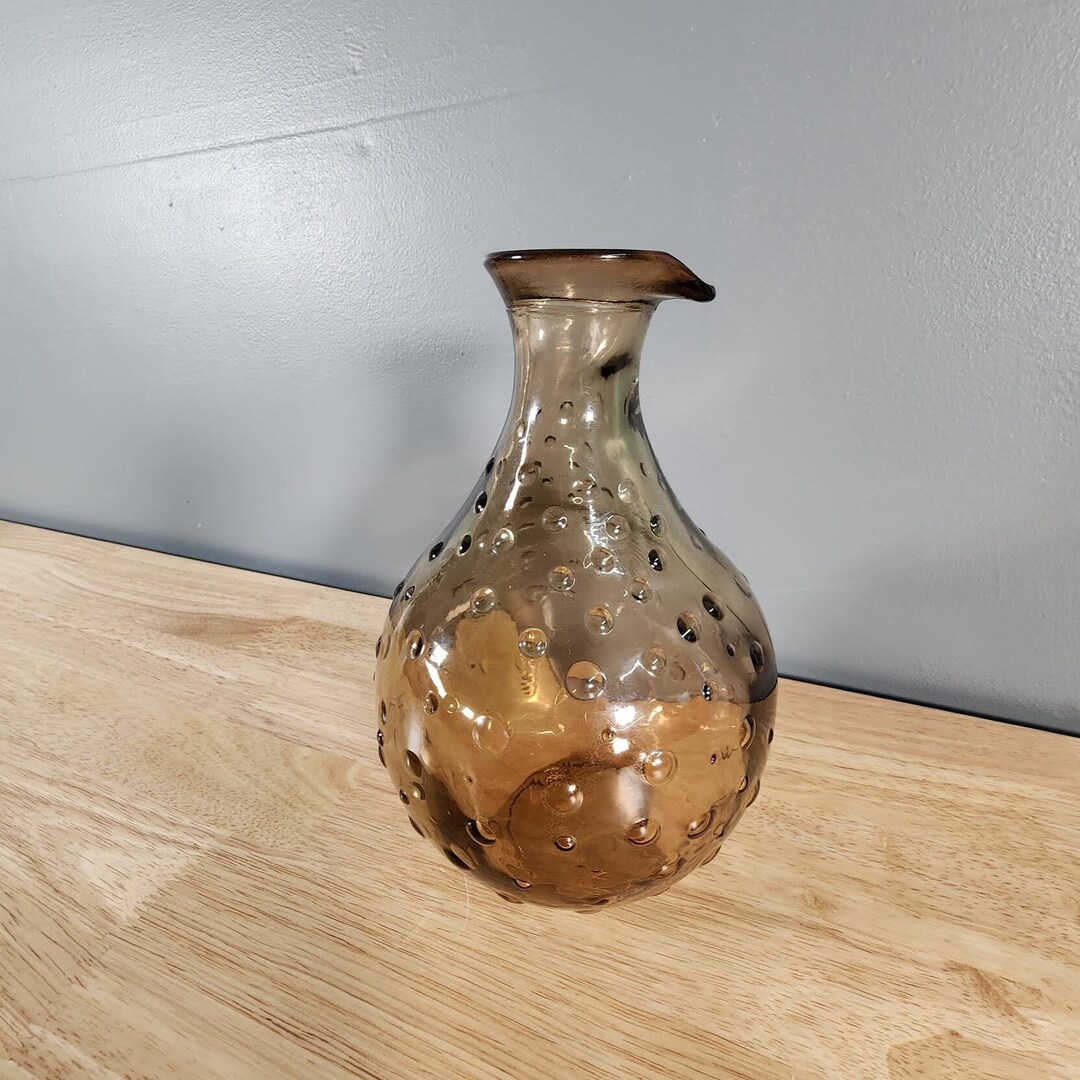 Dimple Glass Vase - Etsy