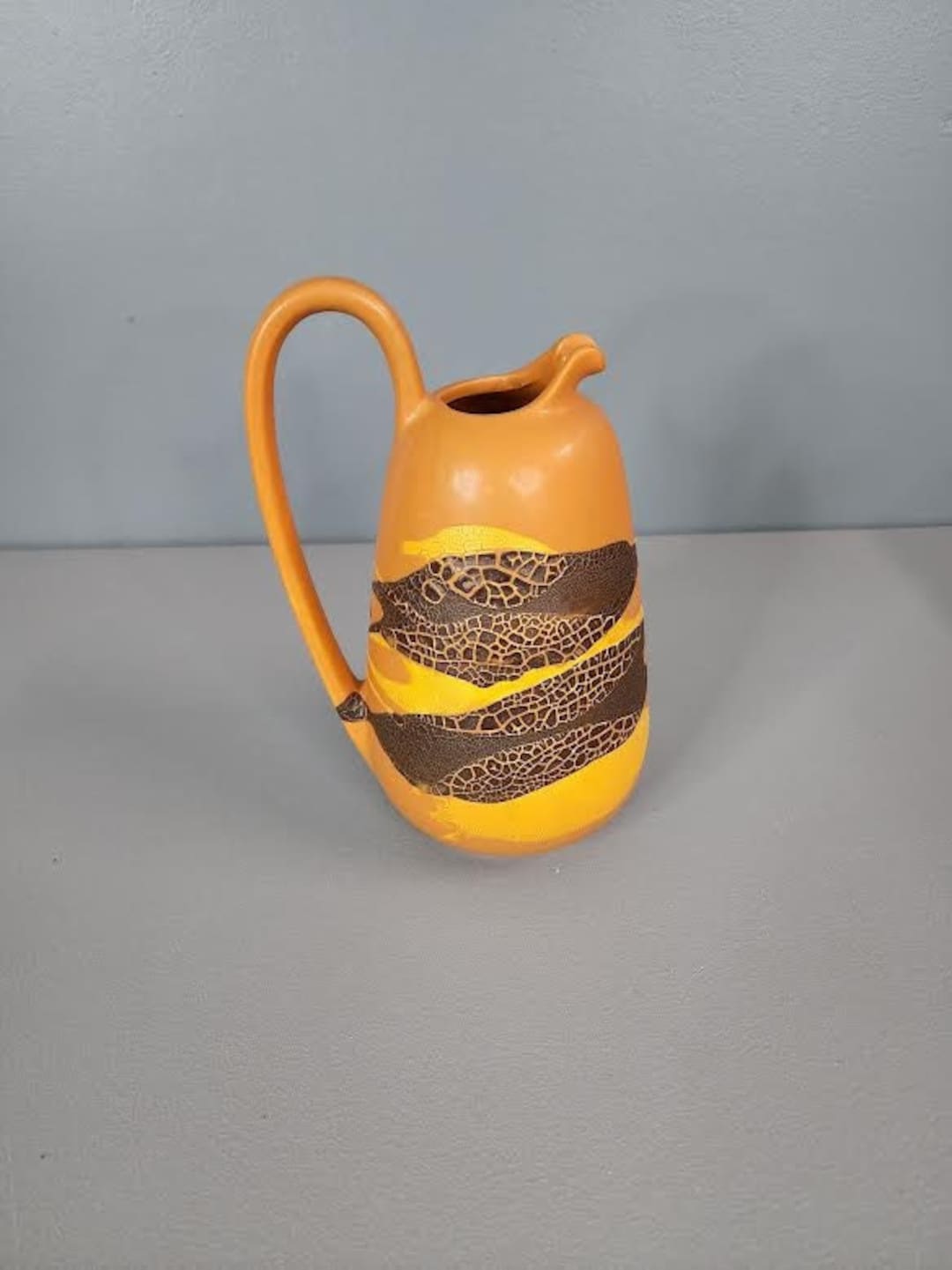 Large Royal Haeger Earth Wrap Pottery Pitcher - Etsy