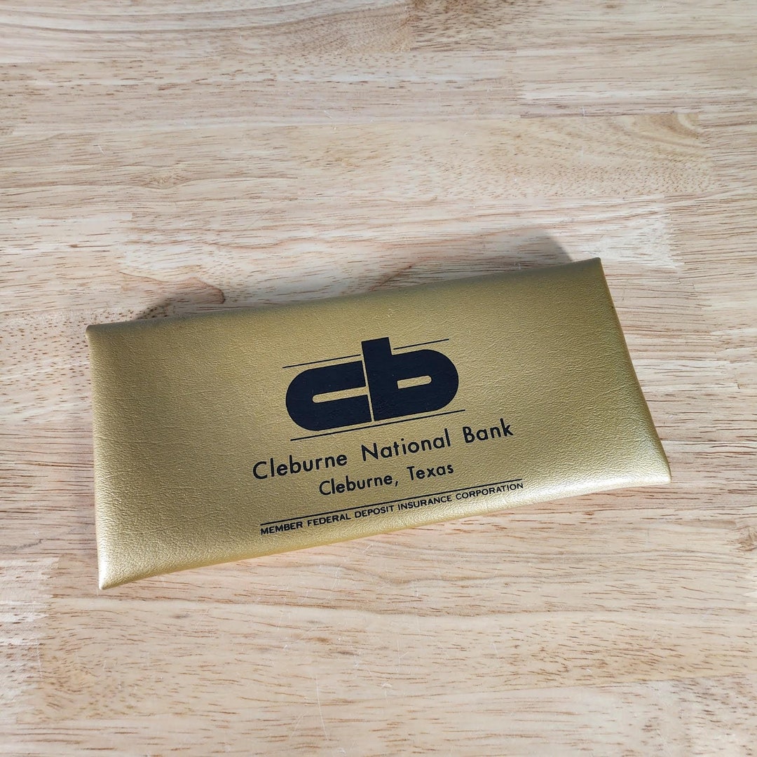 Vintage Cleburne National Bank Coin Deposit Bag - Etsy