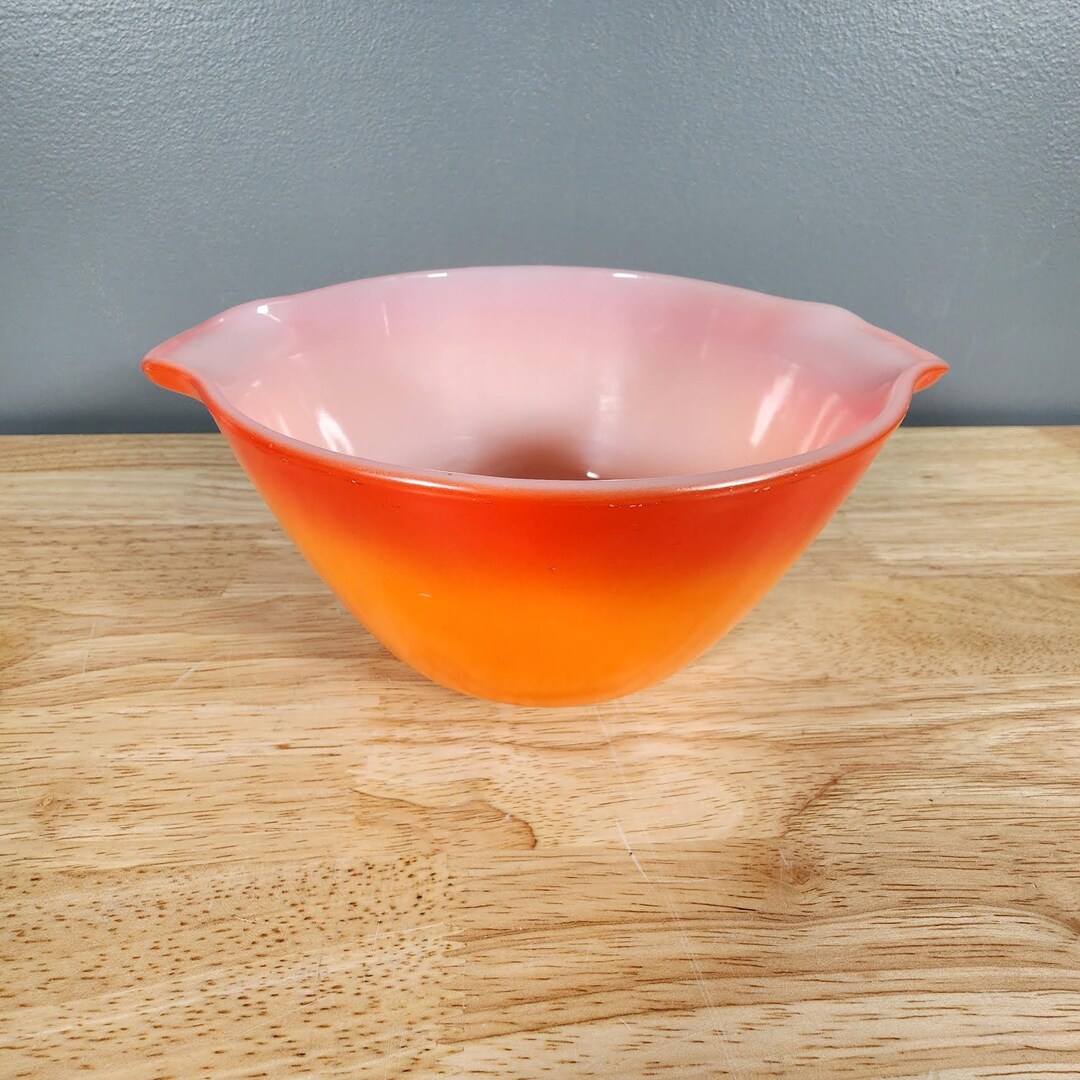 Large Orange Fire King Anchor Hocking Casserole Bowl - Etsy