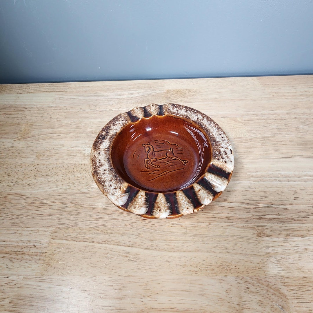 Hull USA Pottery Ashtray - Etsy