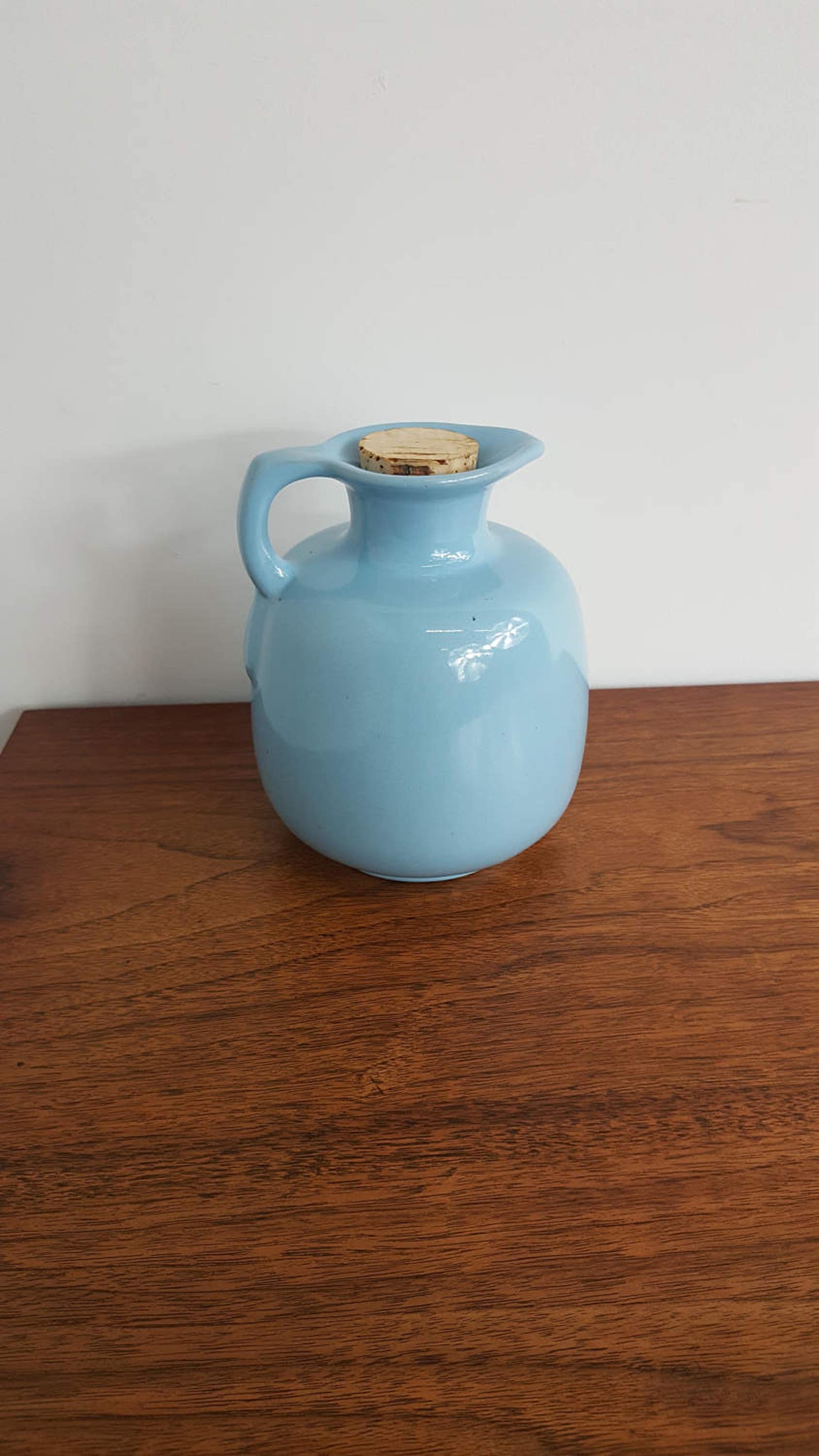 Frankoma 833 Pitcher W/ Cork Stopper | Etsy