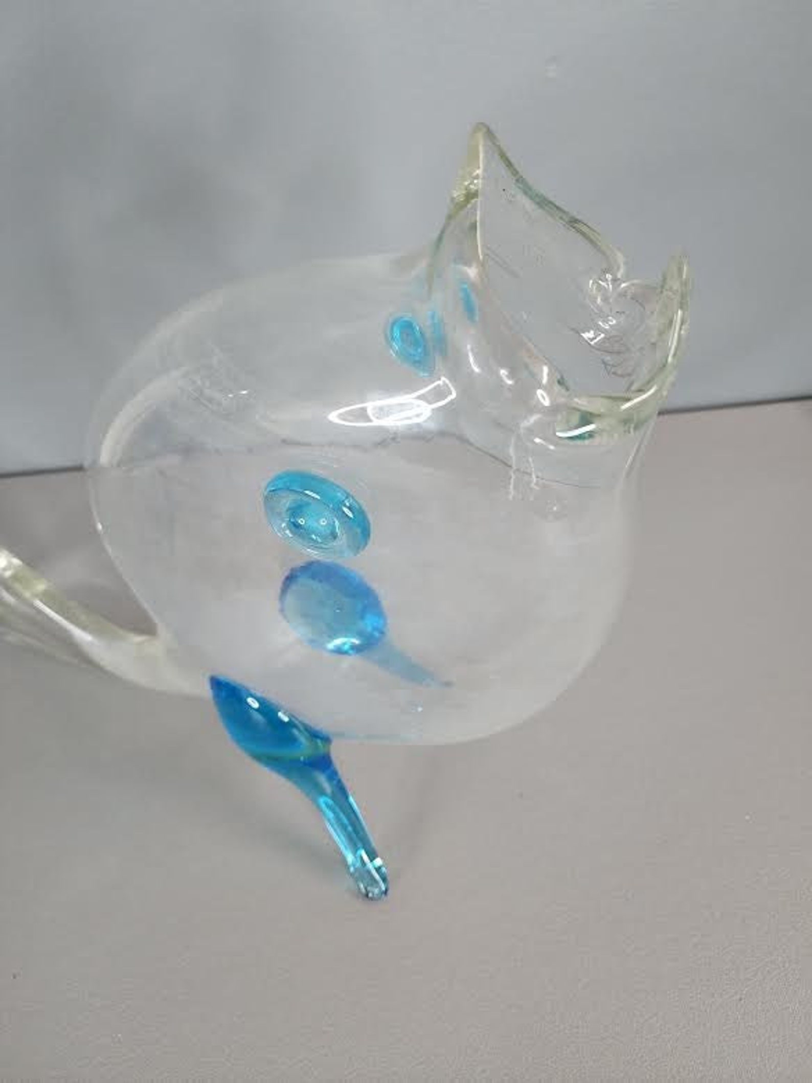 Large Vintage Blown Glass Fish - Etsy