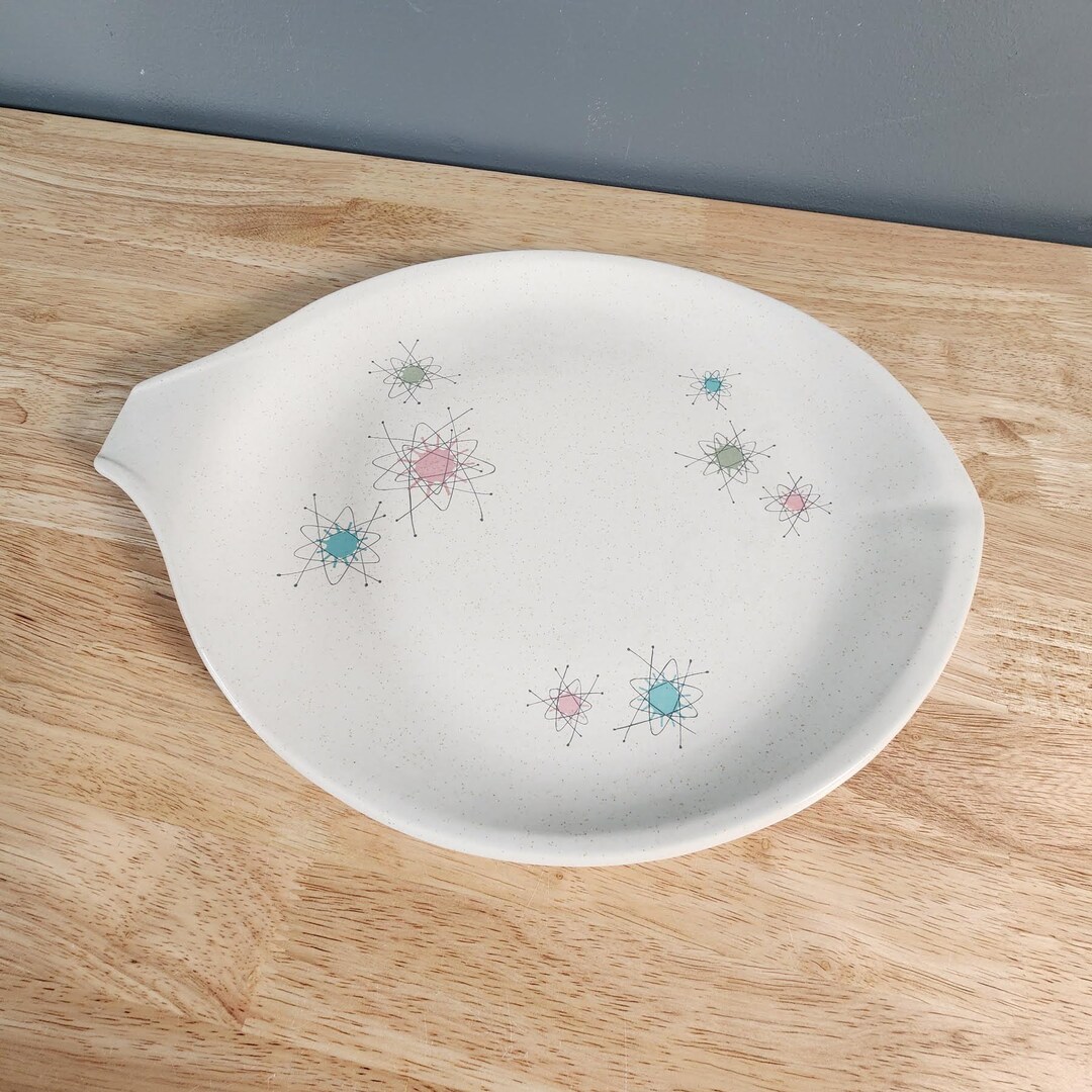 Mid Century Grant Crest Tempo Atomic Starburst Serving Platter - Etsy