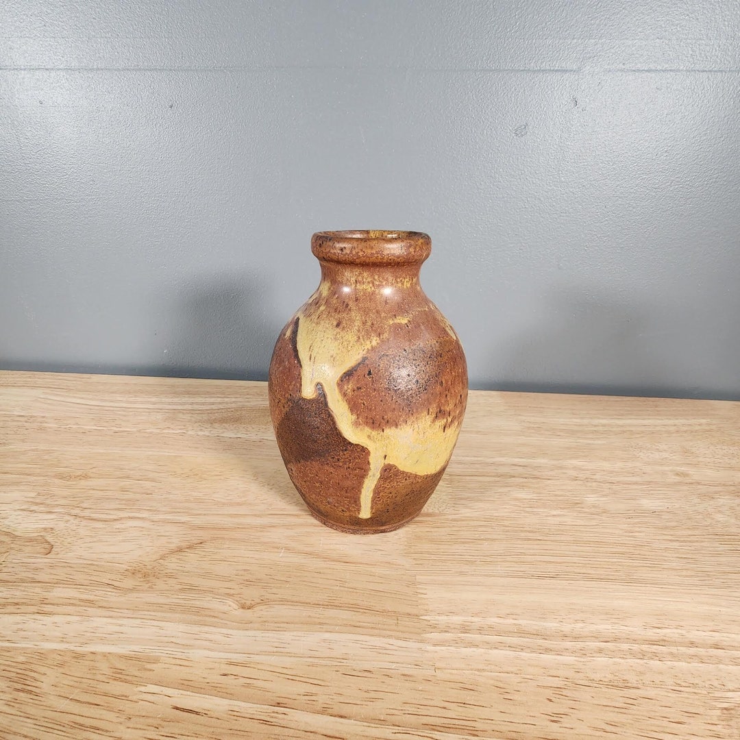 Studio Pottery Vase Signed GL Mortensen 72 - Etsy