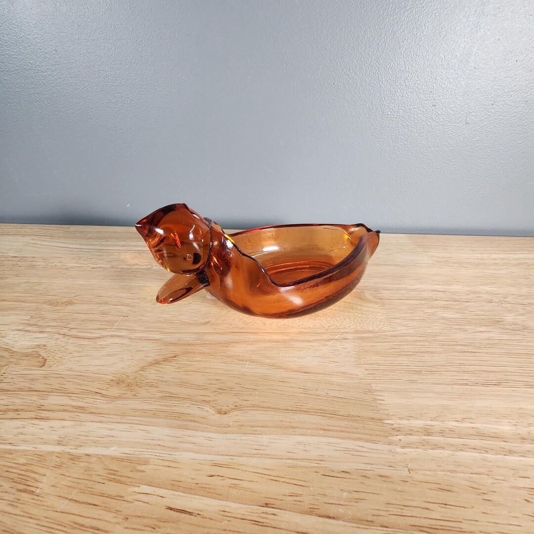 Vintage Duck Cigar Glass Ashtray - Etsy