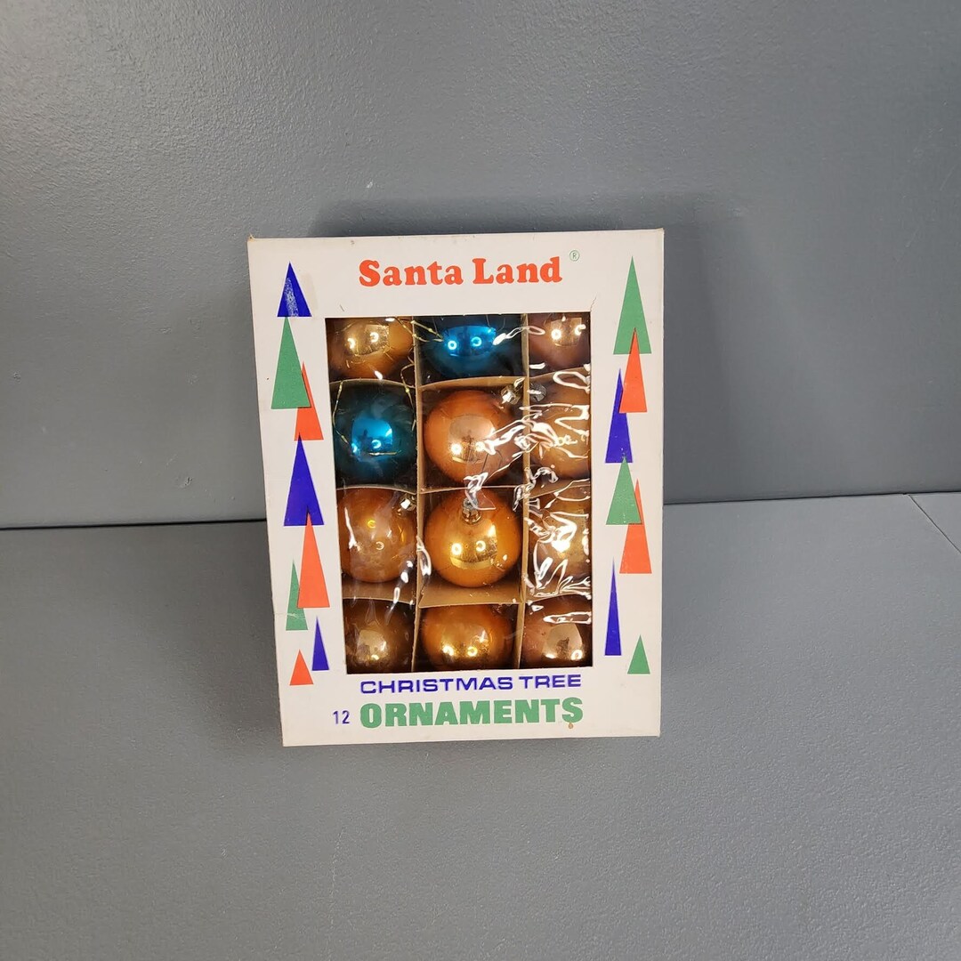 Vintage Assorted Christmas Tree Ornaments - Etsy