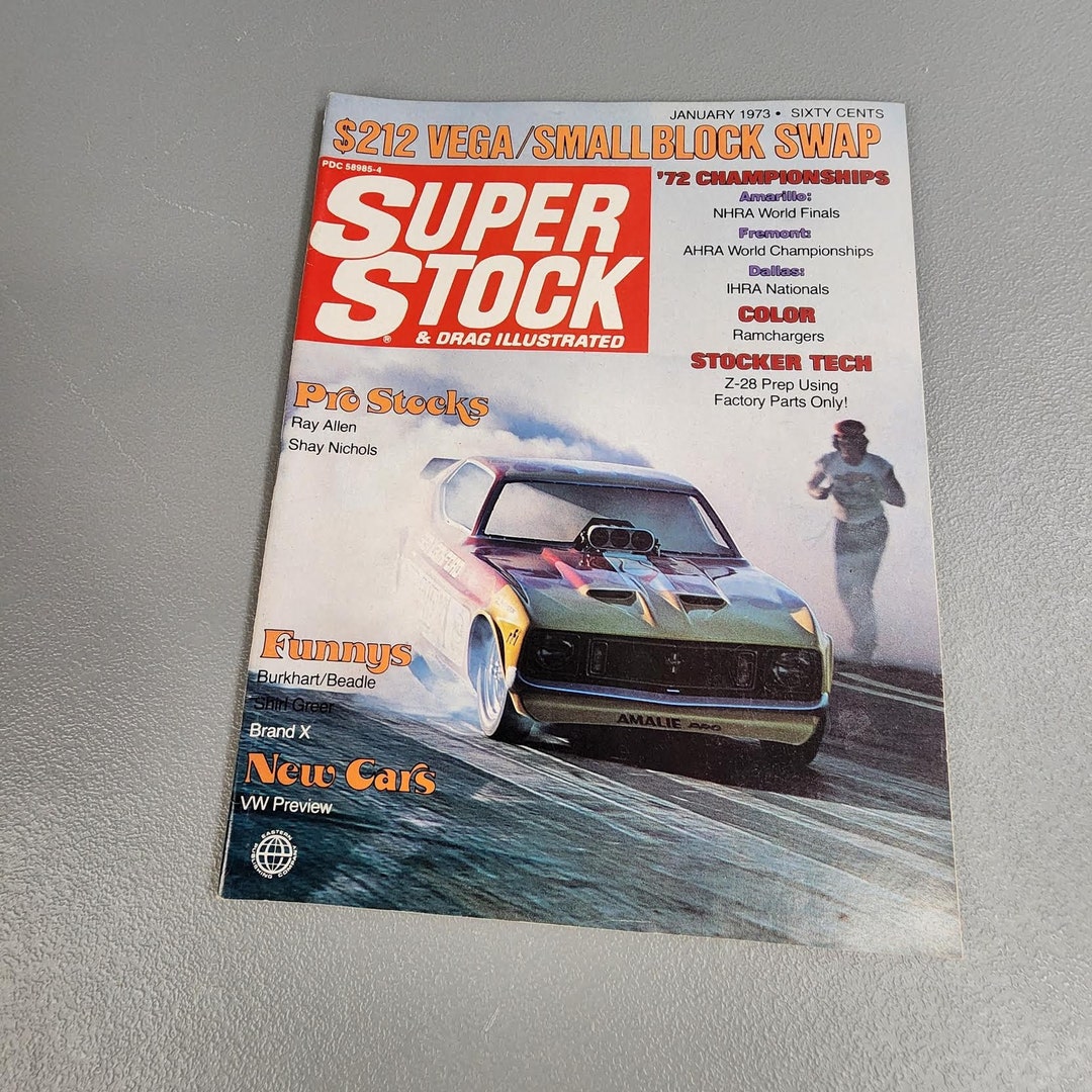 Vintage Super Stock Magazine January 1973 - Etsy