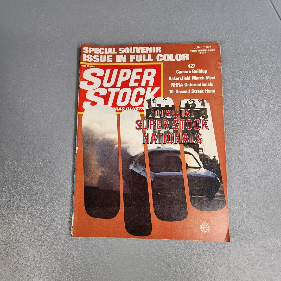Vintage Super Stock Magazine June 1971 - Etsy
