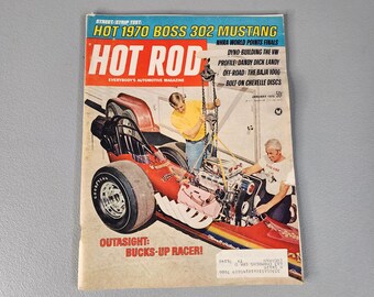 January 1966 Hot Rod Magazine Has 124 Pages of Ads and Articles ...