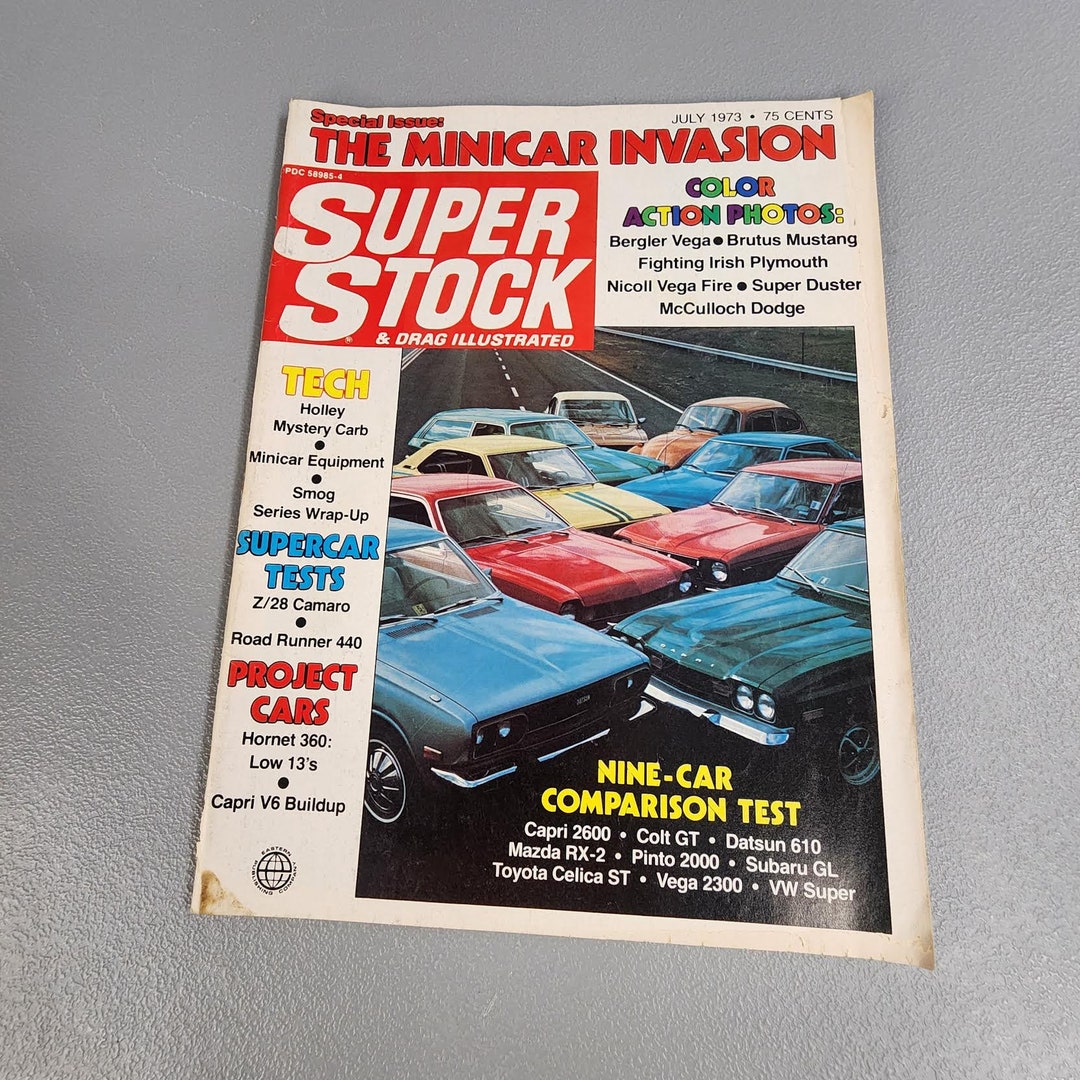 Vintage Super Stock Magazine July 1973 - Etsy
