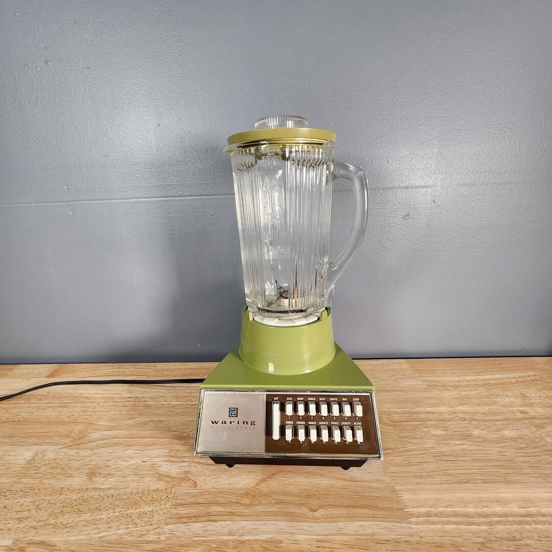Vintage Green Waring Solid State Blender - Etsy