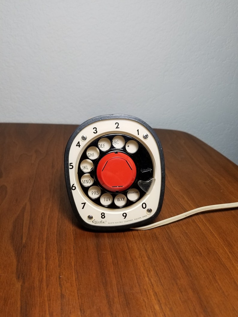 Vintage Rotary Dial Ericofone - Etsy