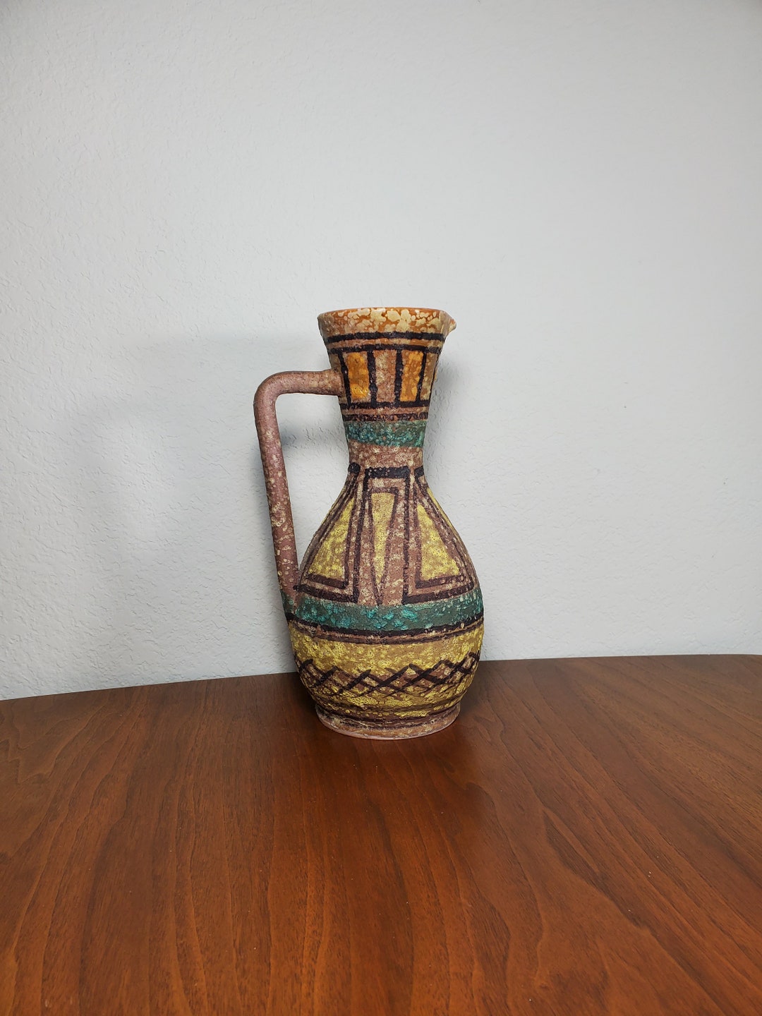 Large Italian Fat Lava Pottery Vase - Etsy