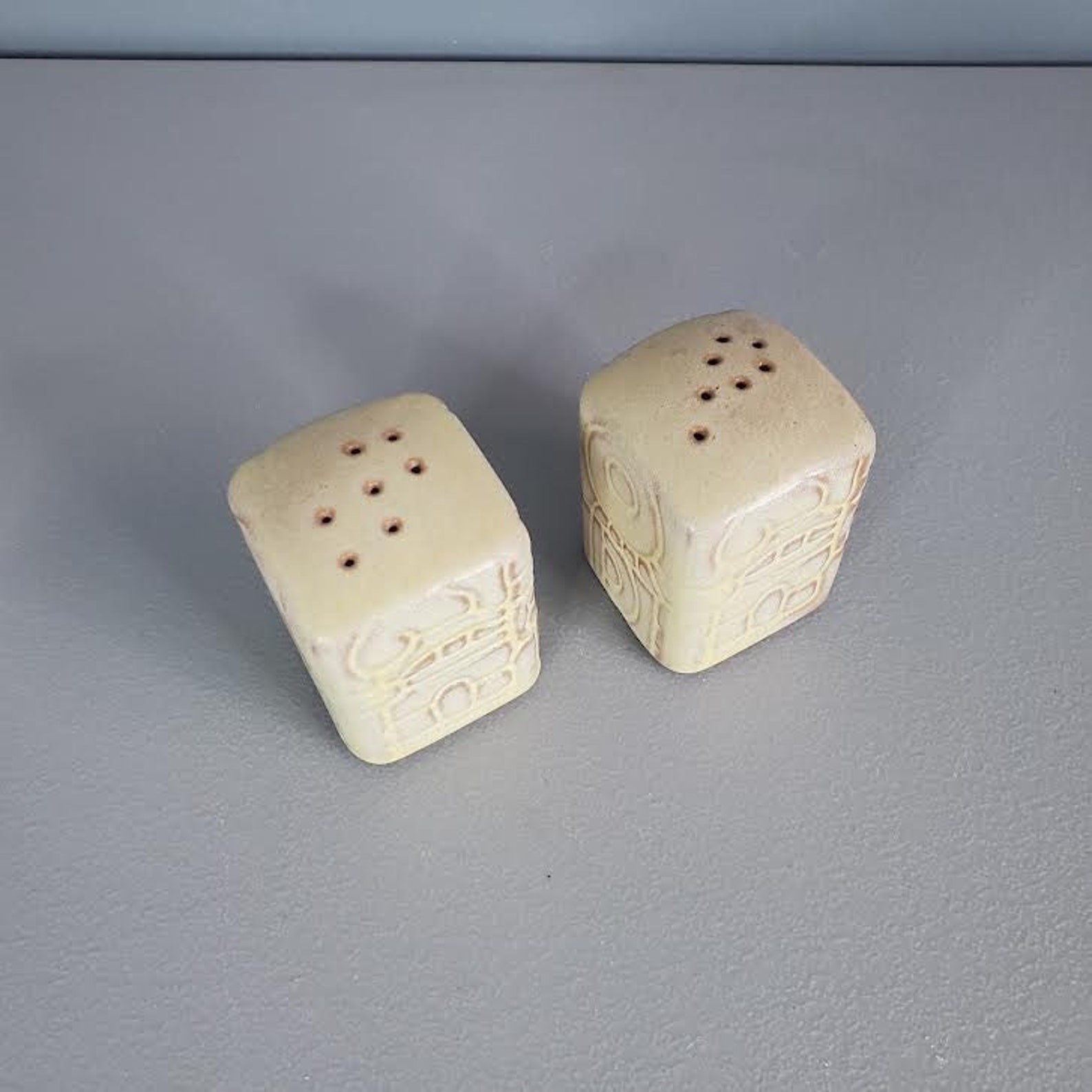 Frankoma Pottery Mayan Aztec Salt and Pepper Shakers - Etsy