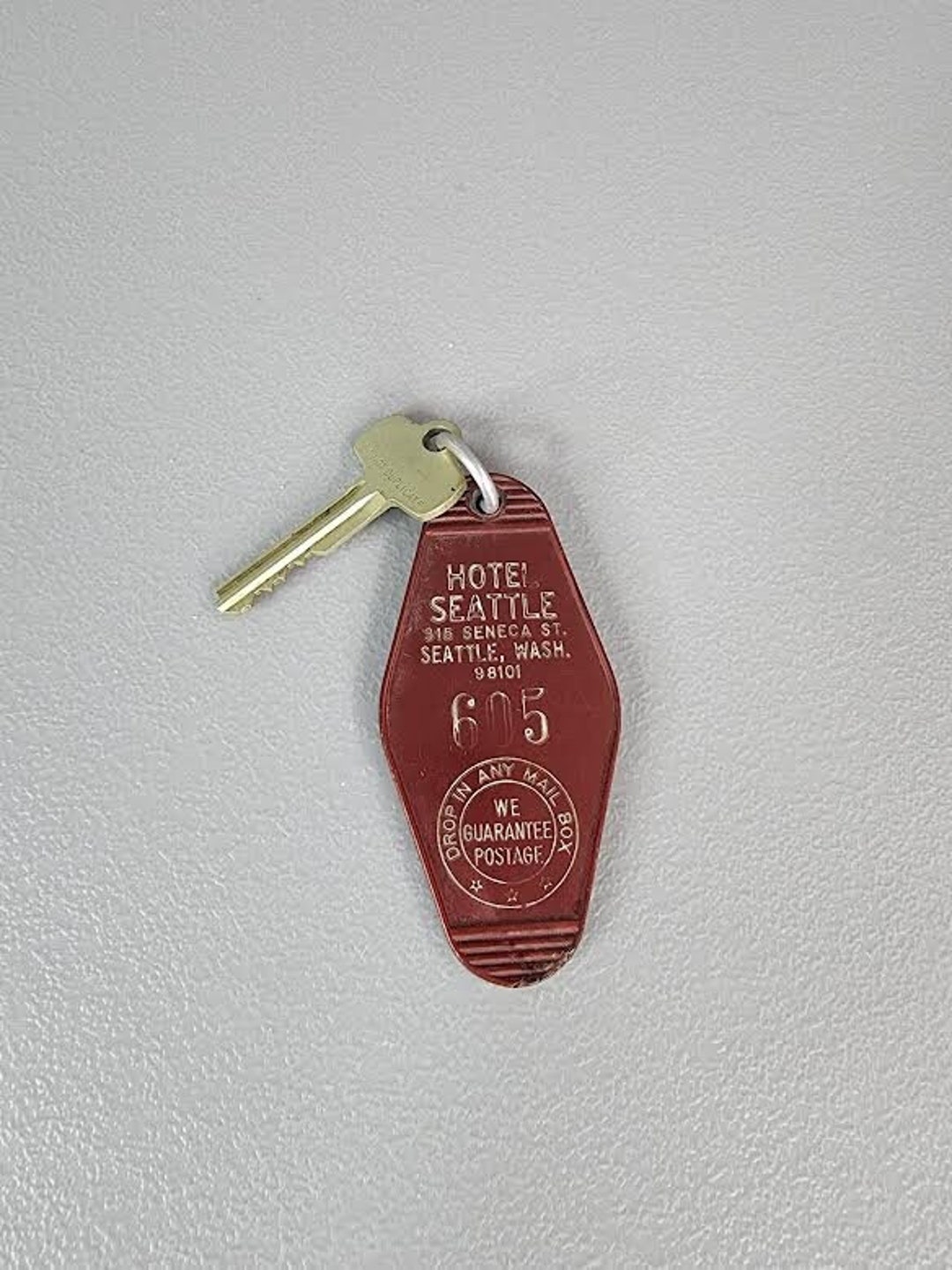 Vintage Hotel Seattle Room #605 Key - Etsy