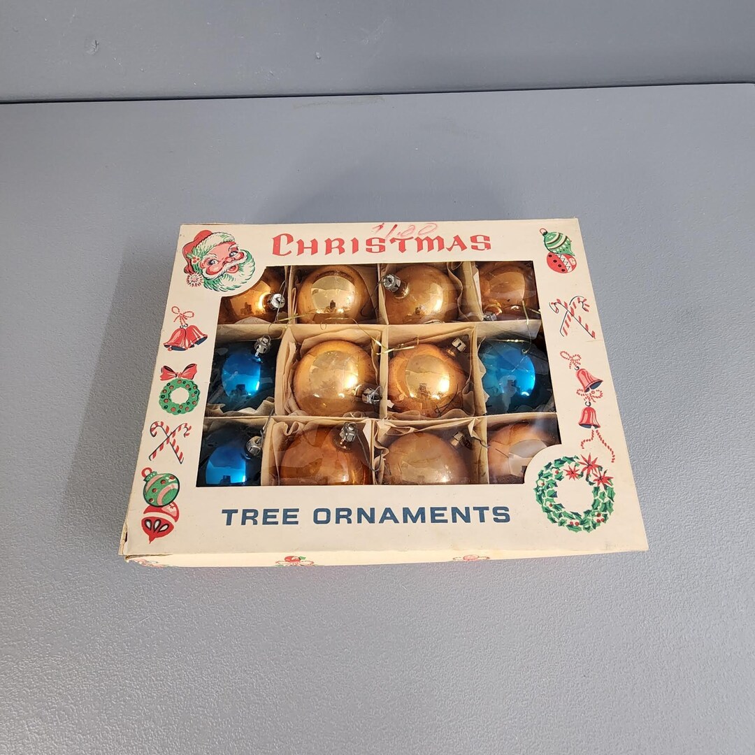 Vintage Assorted Christmas Tree Ornaments - Etsy