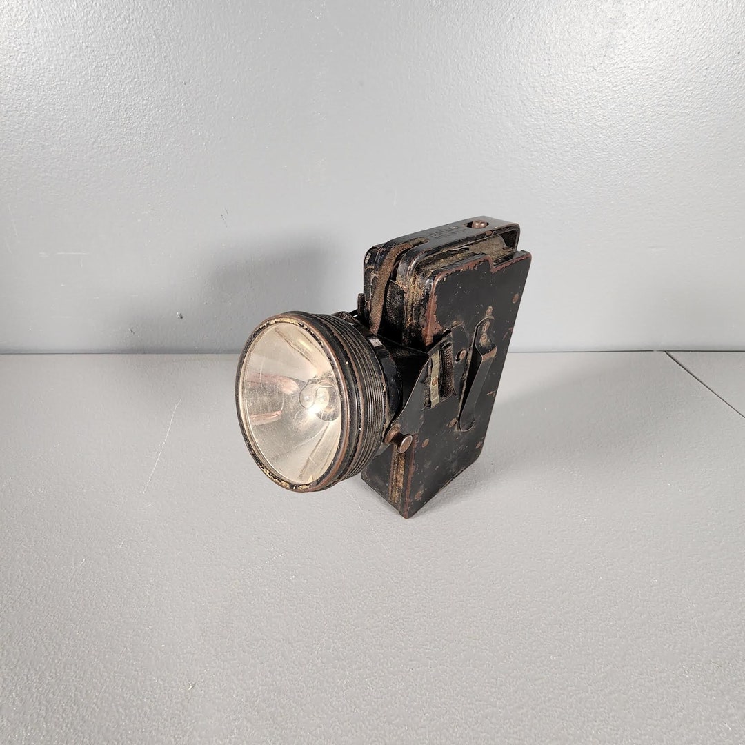 Vintage Justrite Metal Flashlight - Etsy