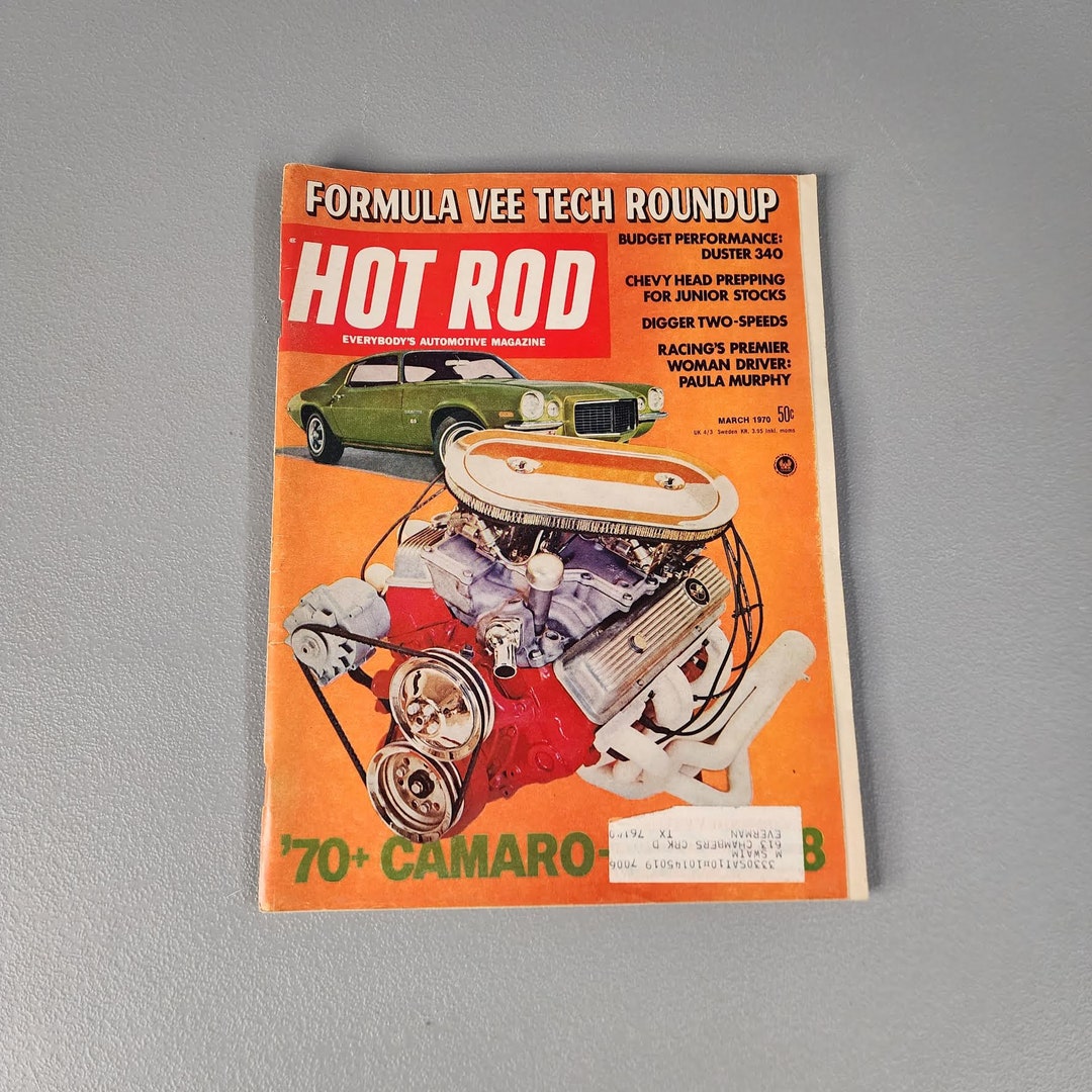 Hot Rod Magazine March 1970 - Etsy