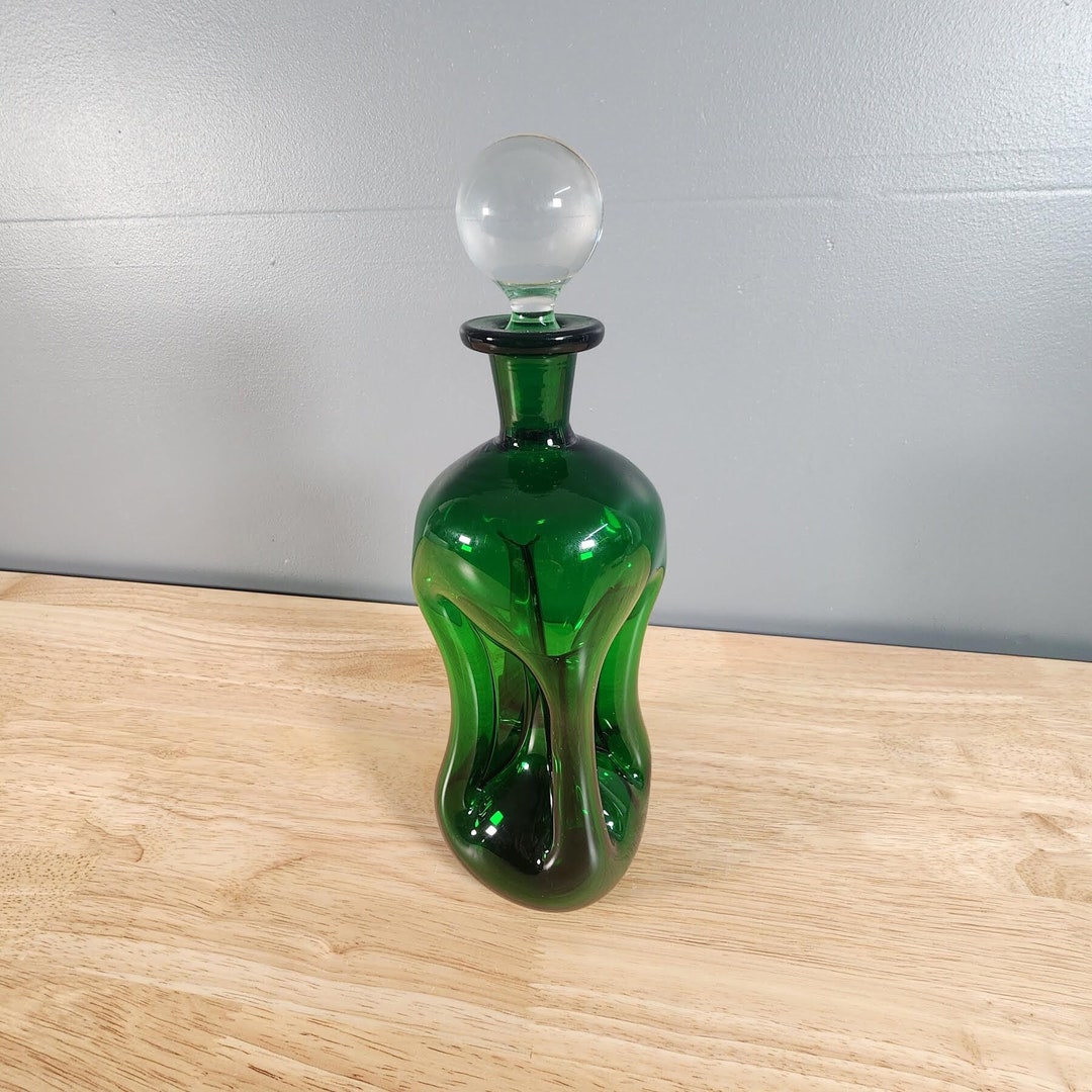 Vintage Holmegaard Glass Kluck Kluck Decanter 13" Tall - Etsy