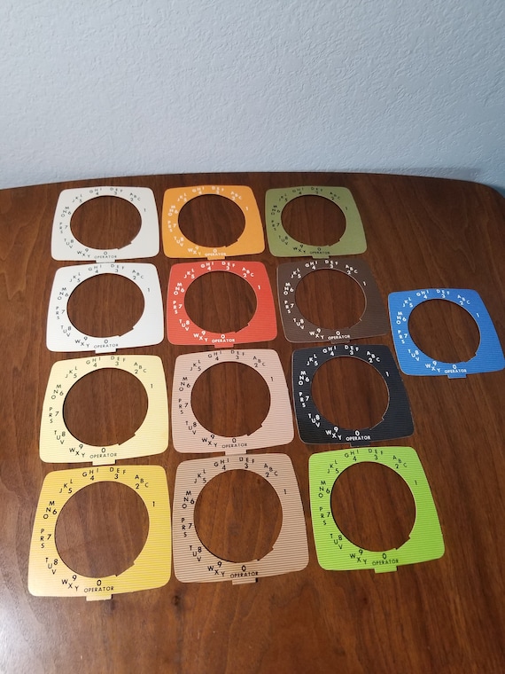 Rotary Phone Dial Covers | Etsy