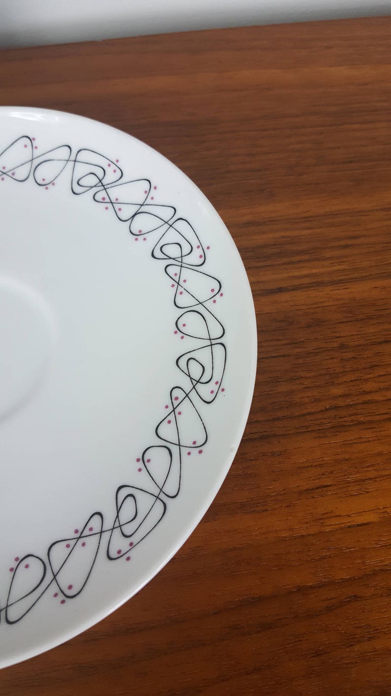 Set of 2 Atomic Print ACI Japan Concerto Saucer Plates - Etsy