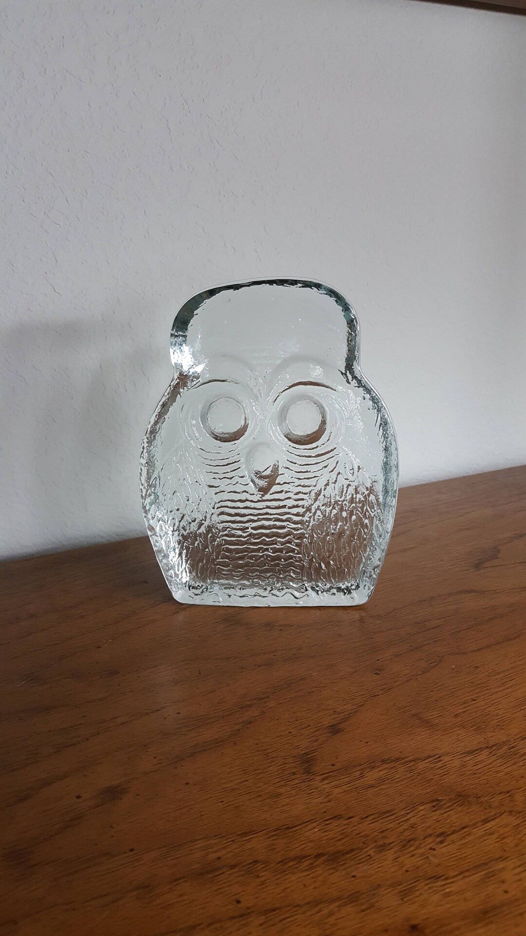 Blenko Glass Owl Bookend - Etsy