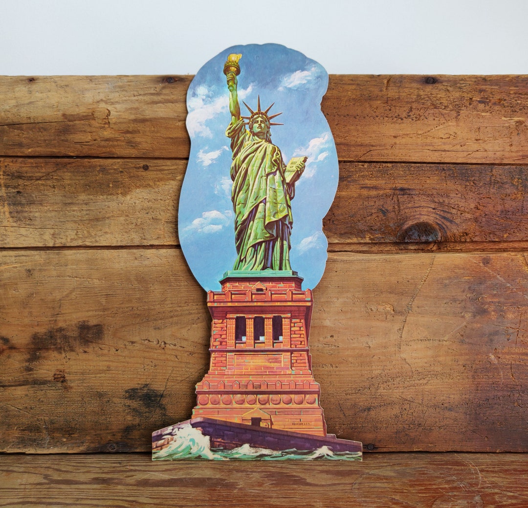 1950s Dennison Die Cut Statue of Liberty 16 Inch - Etsy