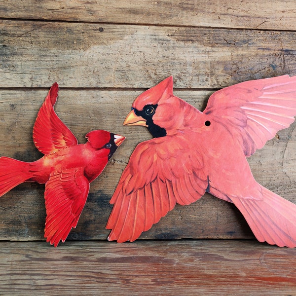 Cardinal in Flight - Etsy