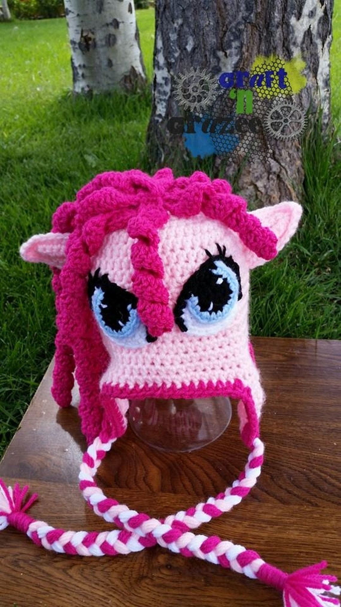 Pinky Pie Beanie MLP Hat Pinkie Pie Cosplay Pony Beanie - Etsy