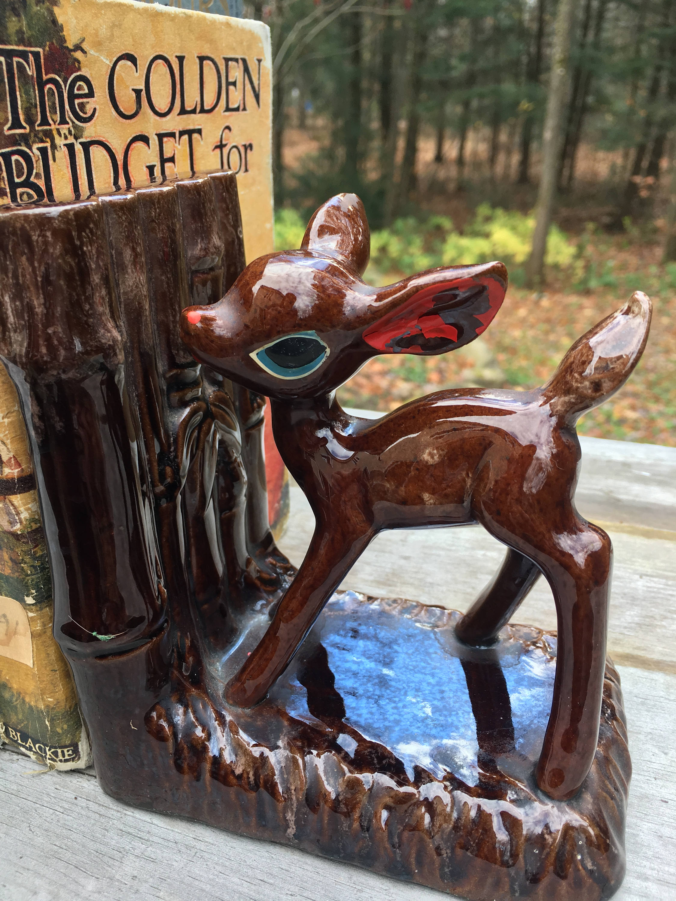 Bookends Deer Bambi Rudolph Very Rare Enterprise Exclusive ESD Japan ...