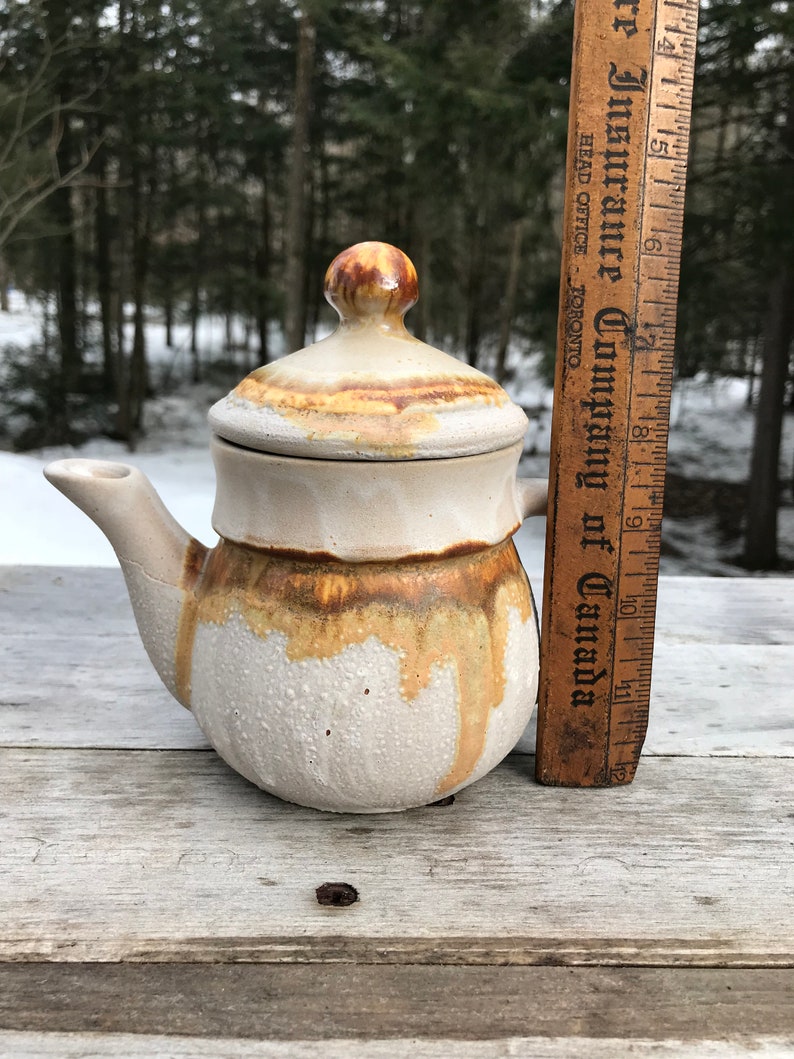 Teapot Tundra Pattern Quebec Laurentian Pottery 1970s Lava - Etsy