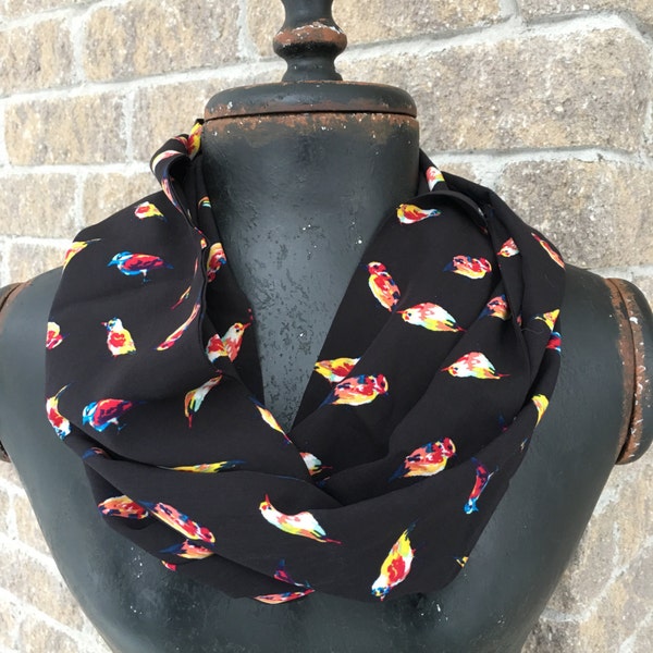 Bird Infinity Scarf - Etsy