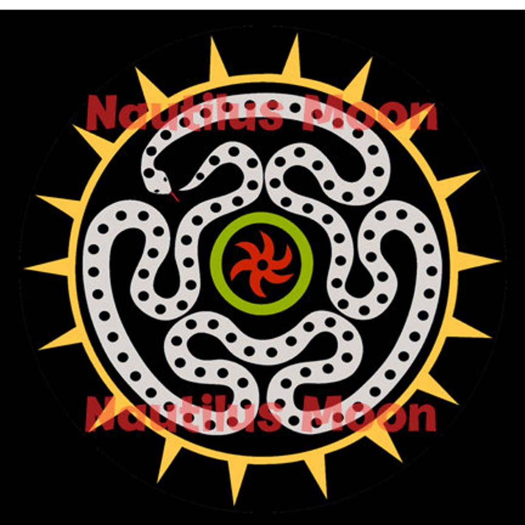 Hekate Wheel Strophalus Snake Pagan Witchy Sticker Circle 3" Tall ...