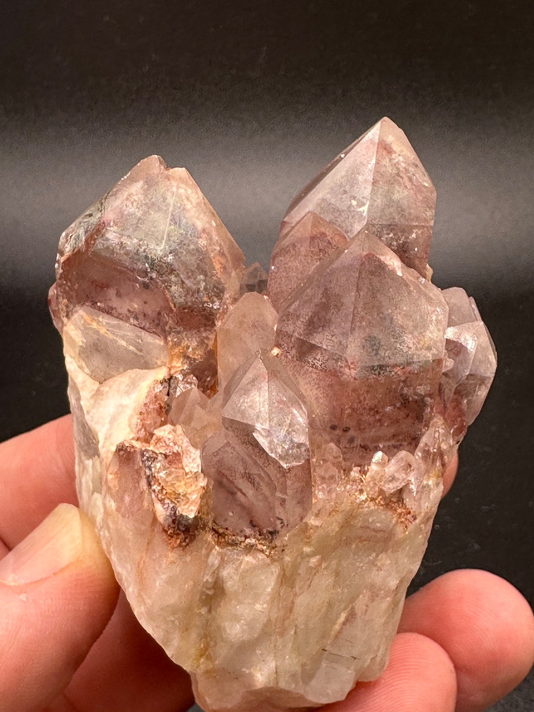Ishuko Red Phantom Quartz Cluster - Etsy