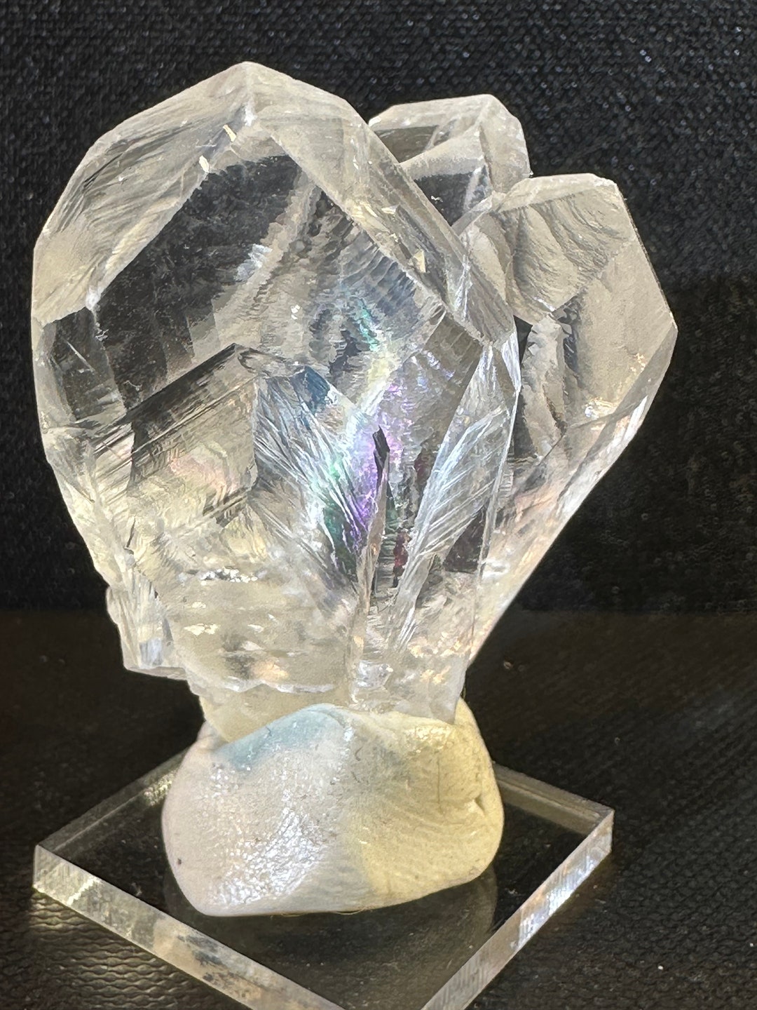 Clear Ice Calcite Flowers and Points Wenshan, Yunan, China - Etsy