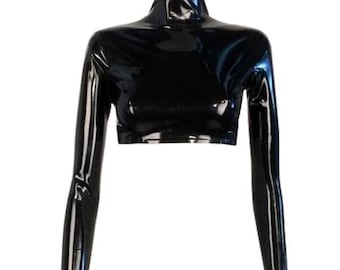 Latex Crop Top | Etsy