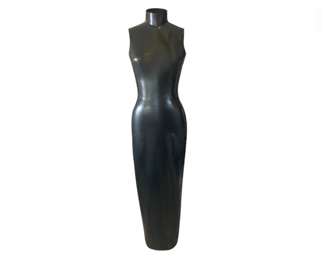Latex Pamela Dress by VEX Latex Open Back Dress Custom Made Latex Dress ...