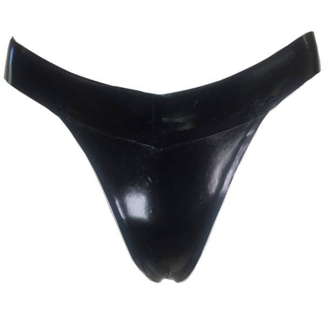 Latex High Cut String Pantie von Vex Maßgeschneiderte Latex Dessous 20 ...