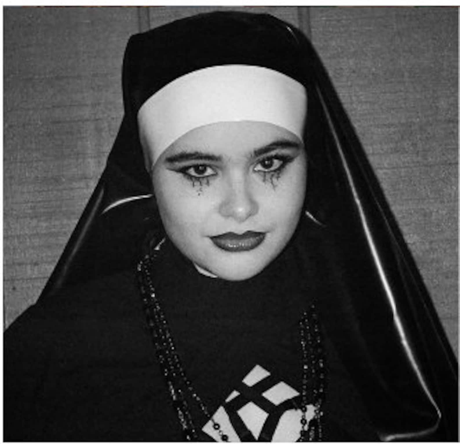 Latex Rubber Nuns Habit Hood Costume by VEX Clothing Role | Etsy