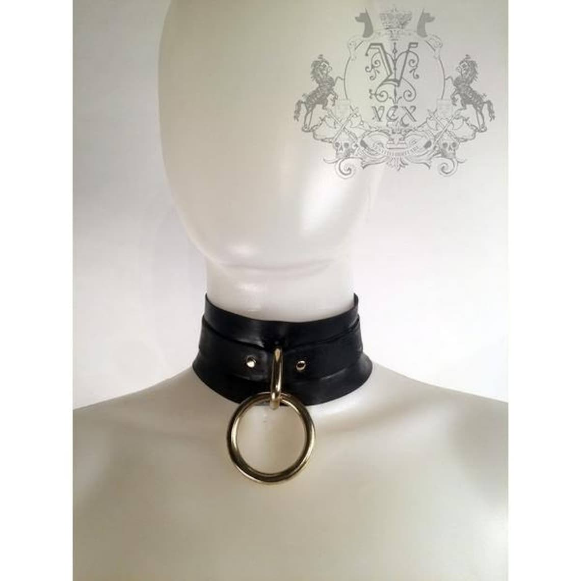 Latex Rubber Ring Collar Wide Latex Choker With O-ring - Etsy UK
