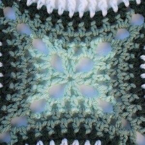 Vintage Crochet Cathedral Window Afghan Blanket Crochet Pattern PDF ...